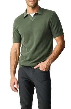 Rodd & Gunn Avalon Johnny Collar Polo - Forest