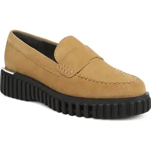 Franco Sarto Platform Loafer - Biscotti