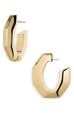 Givenchy Large Link Earrings - Golden Yellow