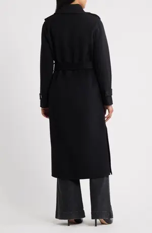 Michael Kors Wool-blend Fitted Maxi Coat