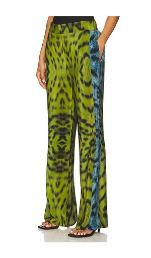 MUMA WORLD Printed Silk Pant