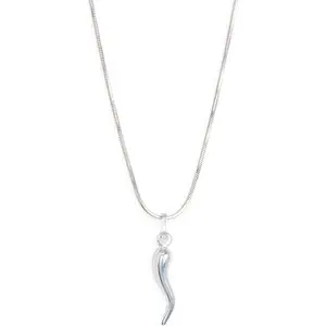 CHILD OF WILD Benedetto Cornicello Pendant Necklace - Silver