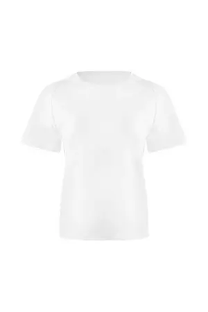 JENDUE J Logo Oversized Basic T-shirt - Purple