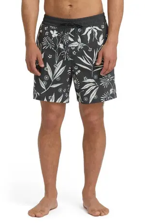 BILLABONG Cotton Blend Swim Shorts - Dark Stone