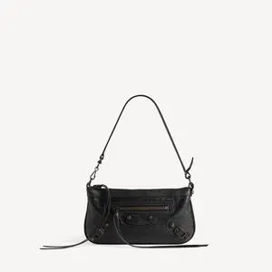 Balenciaga Le City Pouch On Strap - Black