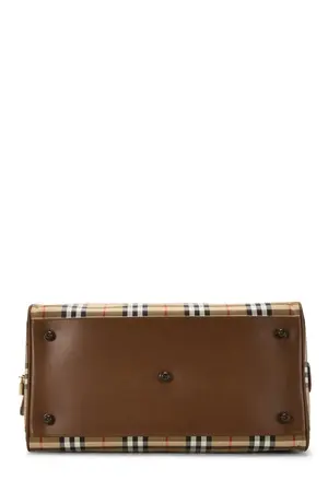 Burberry Haymarket Check Boston Bag