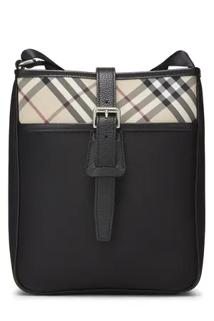 Burberry Buckle Messenger Bag - Black