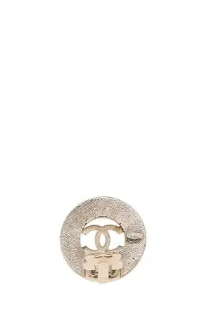 Chanel Cc In Circle Clip On Earrings