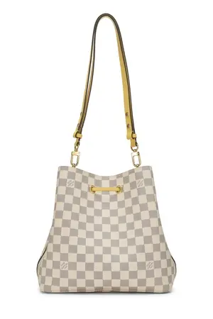 LOUIS VUITTON Damier Azur Neo Noé Bucket Bag - Yellow