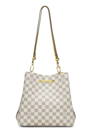 LOUIS VUITTON Damier Azur Neo Noé Bucket Bag - Yellow