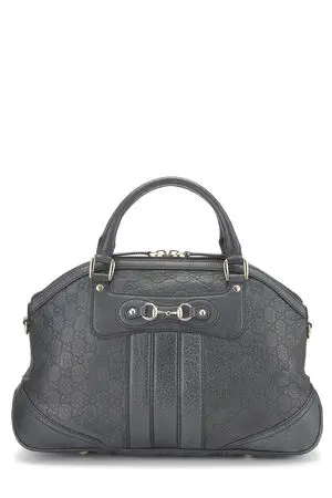 Gucci Guccissima Catherine Dome Handbag - Navy