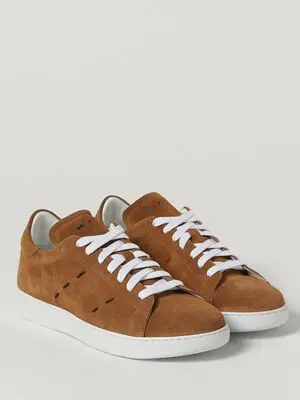 Kiton Suede Lace-up Sneakers - Leather