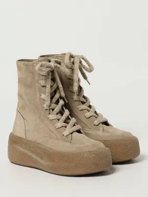 VIC MATIE Lace-up Boots - Beige