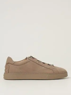 TOD'S Suede Leather Slip-on Sneakers With Gommini Heel Detail