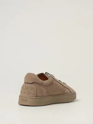 TOD'S Suede Leather Slip-on Sneakers With Gommini Heel Detail