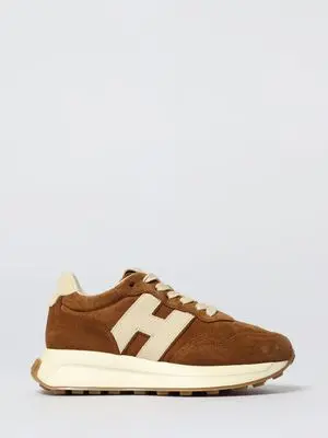 Hogan Lace Up Sneakers Brown