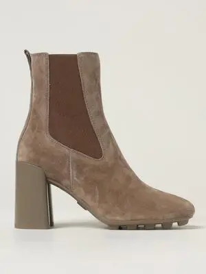 Hogan Chelsea Boots With Block Heel - Brown