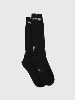 Marni Ribbed Socks - Black