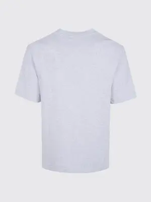 Jacquemus Contrast Appliqué Logo Cotton Crew-neck T-shirt - Grey