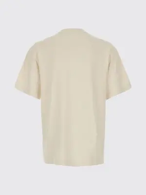Jacquemus Contrast Appliqué Logo Cotton Crew-neck T-shirt - Yellow