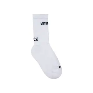 Vetements Logo Socks - White