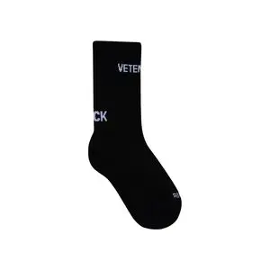 Vetements Logo Socks - Black