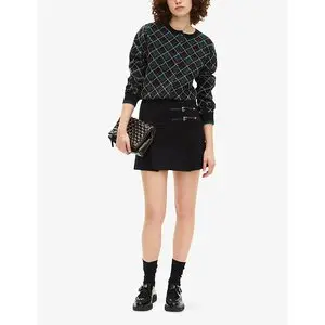 The Kooples Heritage Small Leather Clutch Bag