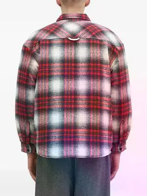 STAN RAY Plaid Shirt Jacket - Red