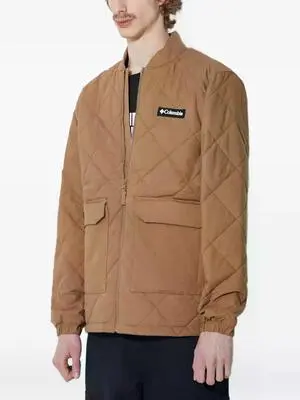 Columbia Quilted Bomber Jacket - Brown
