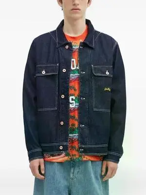 STAN RAY Contrast-stitch Denim Jacket