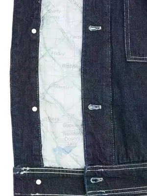 STAN RAY Contrast-stitch Denim Jacket