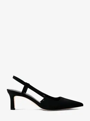 Michael Kors Alora Suede Slingback Pumps