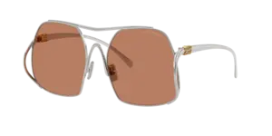 Miu Miu Gold Tone Eyewear For Women