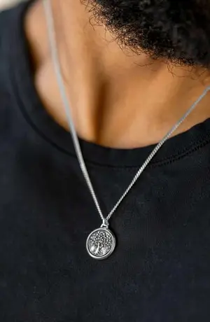 VINCERO Tree Of Life Sterling Pendant Necklace