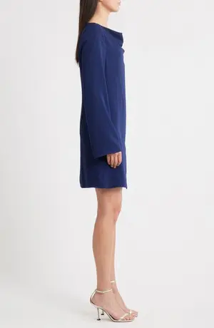 Sam Edelman Long Sleeve Minidress - Navy