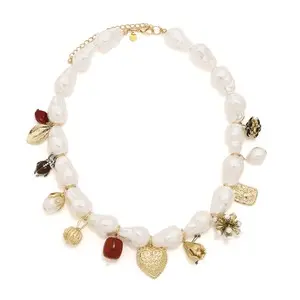 PETIT MOMENTS Bolinas Charm Necklace - Multi