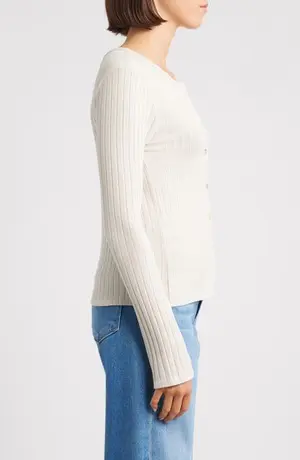 Bella Dahl Ribbed Knit Cardigan