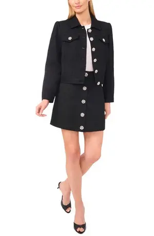 CECE DUPRAZ Button Detailed Jacket