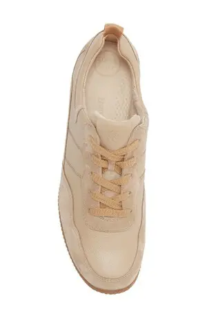 Paul Green Chantel Leather Sneaker - Almond Combo