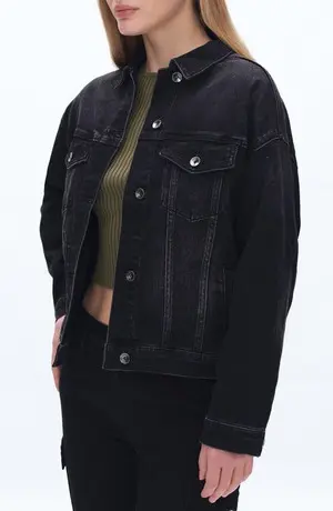 BAYEAS Oversized Denim Trucker Jacket