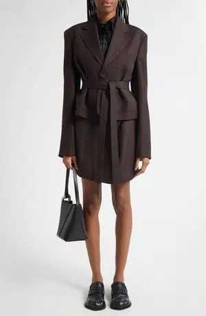 JW Anderson Leather Tab Miniskirt