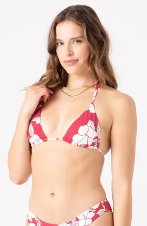 Roxy Hideaway Triangle Bikini Top