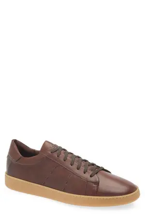Eleventy Leather Low Top Sneaker