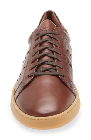 Eleventy Leather Low Top Sneaker