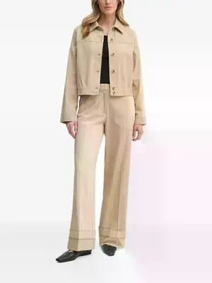 SAMSOE SAMSOE Cuffed Wide-leg Trousers