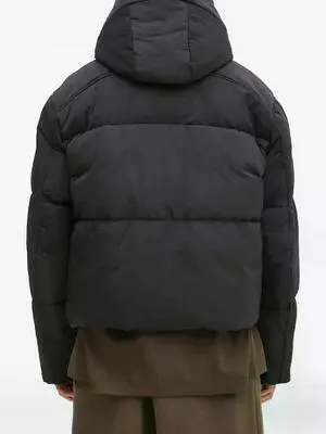 PANGAIA Hooded Puffer Jacket - Black