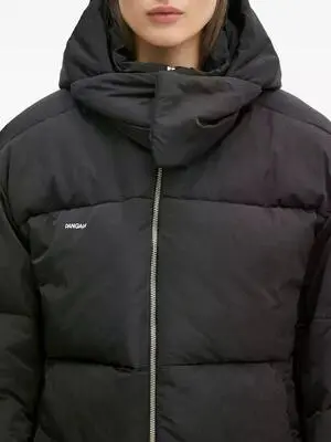 PANGAIA Hooded Puffer Jacket - Black