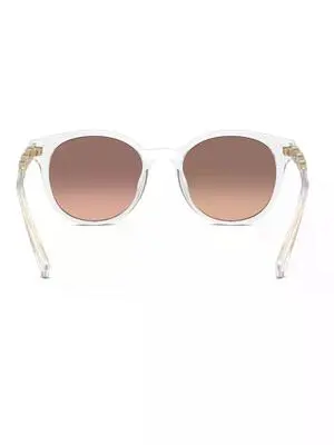 Michael Kors Logo-plaque Round Sunglasses
