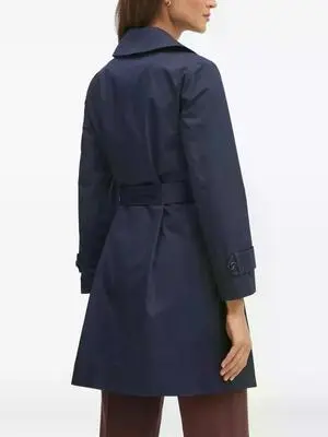 Sisley Belted Double-breasted Trench Coat