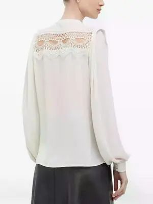 BRUUNS BAZAAR Lace-detail Blouse